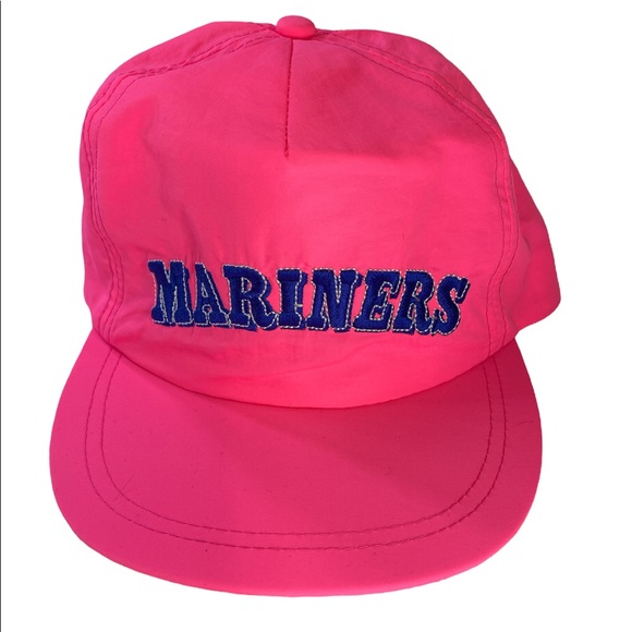 Accessories | Seattle Mariners 9s Night Neon Pink Snapback Hat Cap ...